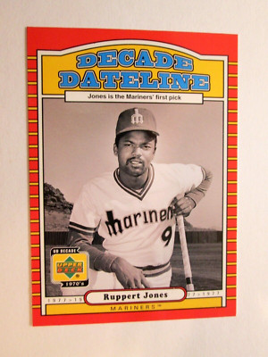 2001 UPPER DECK, BASEBALL, 1970'S DECADE DATELINE, RUPPERT JONES, #130 ...