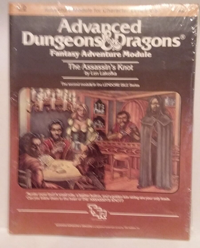 Advanced Dungeons & Dragons Module L2 The Assassin's Knot SEALED | eBay