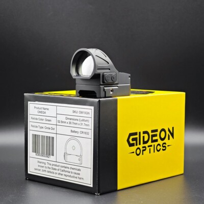 GIDEON Optics OMEGA 3MOA/45MOA RMR Footprint Circle Red/Green Circle/Dot Sight | eBay