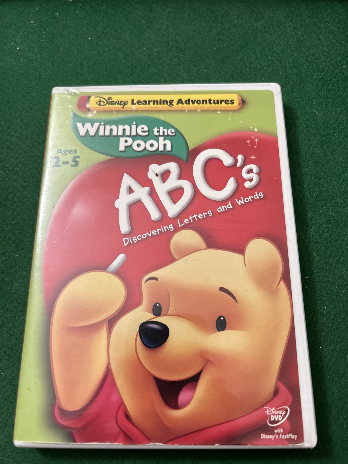 Winnie The Pooh ABCs (DVD, 2004) Disney Learning Adventure. Pooh Bear 🐻 ...