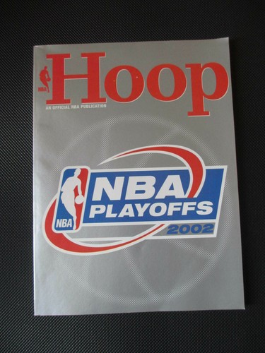 DETROIT PISTONS 2002 NBA Playoffs Official Hoop Game Program Vintage | eBay