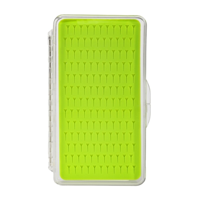 Waterproof Single Side Plastic Fly Box Silicone Insert Fly Fishing ...