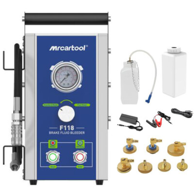 Electric Vacuum Pressure Brake Bleeder Kit Car Fluid Oil Bleeding ...