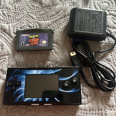 GBA Micro - Game Boy Advance Micro Console With ⚡️RARE MARIO VS DONLEY ...