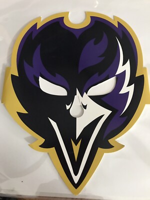 Baltimore Ravens Cardboard Face Mask, Baltimore Sun Paper Promo | eBay