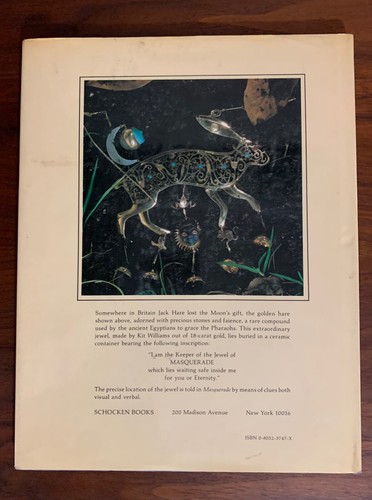 Masquerade Treasure Hunt Hardcover Kit Williams Very Clean Book ...