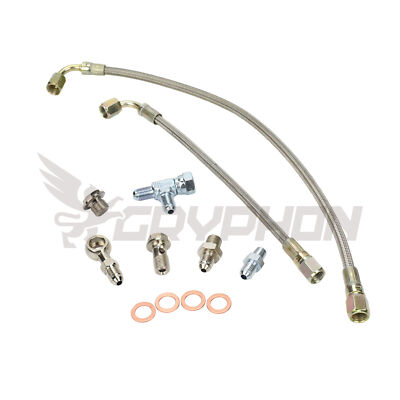 4AN Turbo Oil Feed AVCS Line Kit for Rotated Subaru WRX STI Precision ...