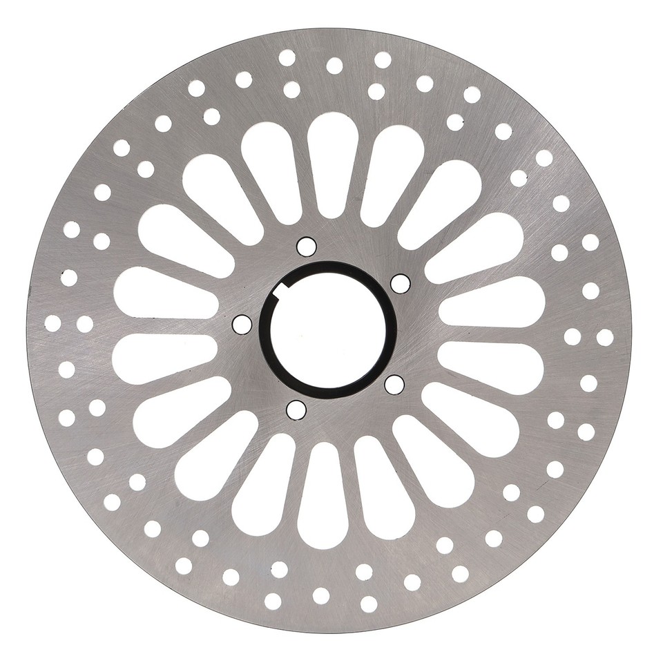 Polished Front + Rear 11.5 Brake Rotors Fatboy Heritage Softail Deluxe ...