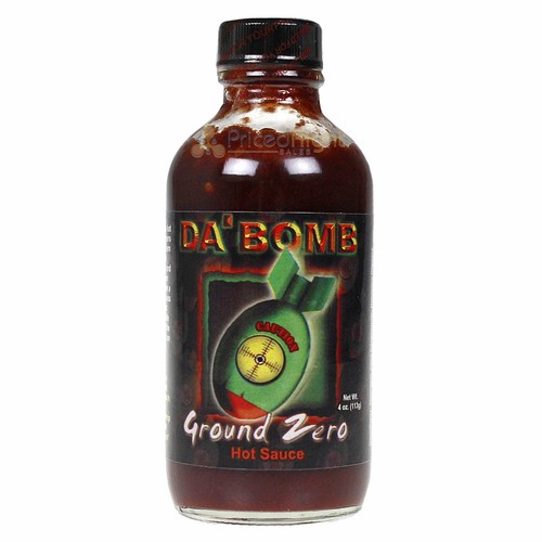 Da'Bomb Ground Zero Hot Sauce Extra Hot Pepper Extract 321,900 Scoville ...