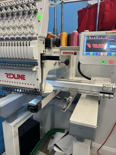 Redline Commercial 15 Needle Embroidery Machine | eBay