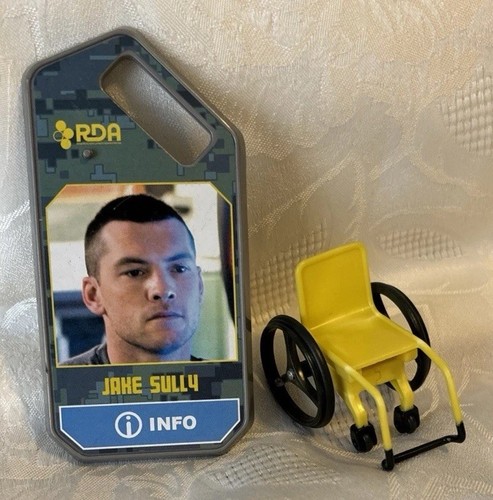 Jake Scully RDA Wheel Chair & Info Card ONLY James Cameron's Avatar ...