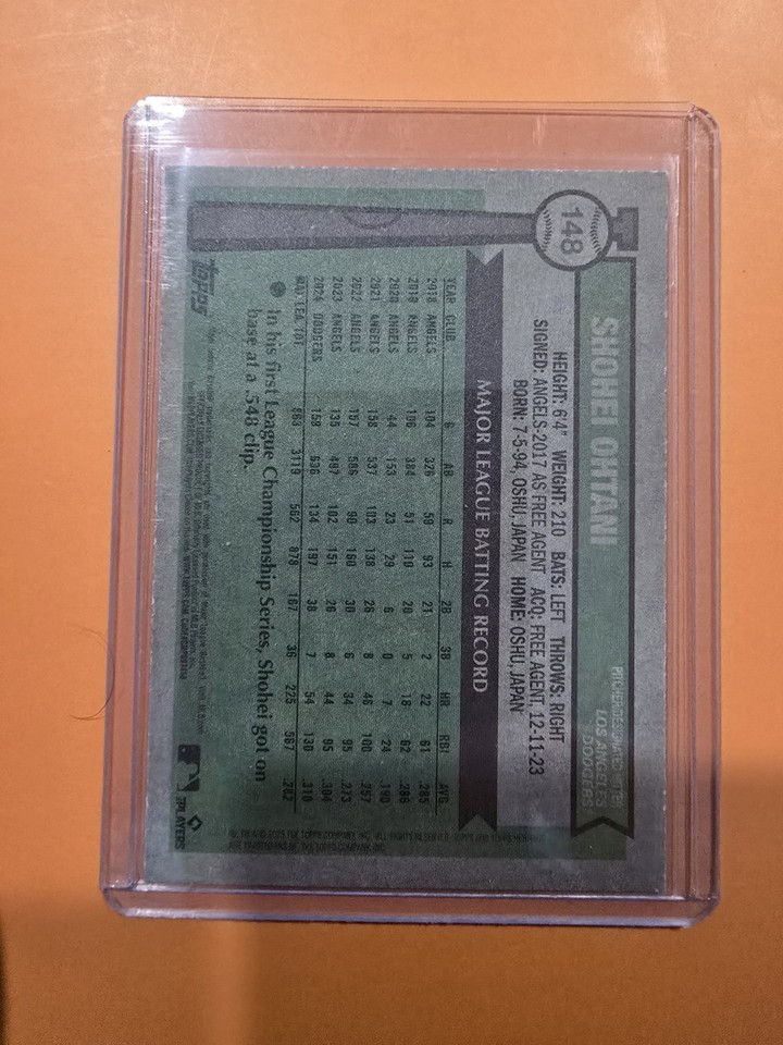 2025 Topps Heritage Alternate Cartoon Variation Shohei Ohtani (#148 ...