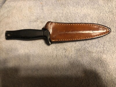 Vintage Gerber Mark 1 MK I Boot Knife 4 3/4" Blade W/ Leather Sheath | eBay