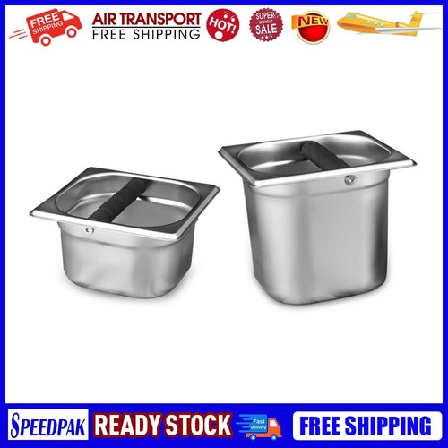 Stainless Steel Coffee Powder Residue Knock Box Coffee Grounds Grind ...