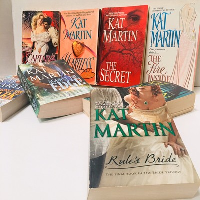 Kat Martin Books Lot Of 8 Historical Suspense Paranormal Romance Random ...