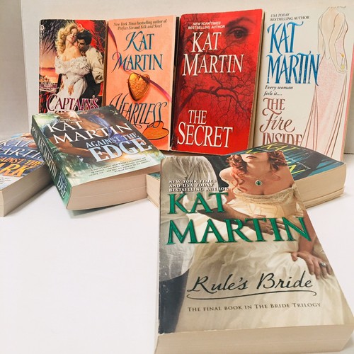 Kat Martin Books Lot Of 8 Historical Suspense Paranormal Romance Random ...
