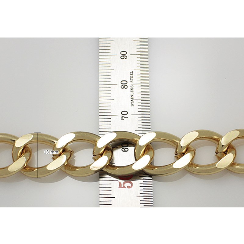 Metal Chains Gold plated chains leather craft DIY extension bracelets ...