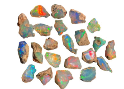 Dry Opal Rough Lot 20 Crt Size 5 To 14 MM Dry Opal Rough Lot 20 Crt ...