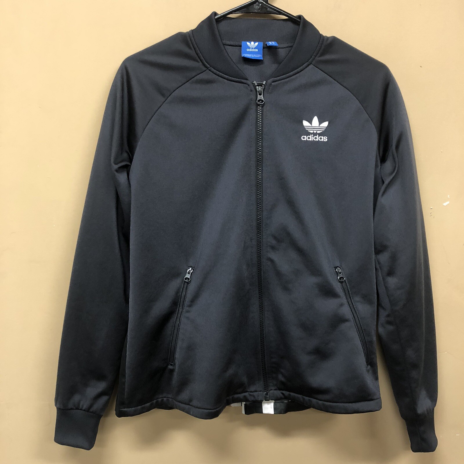 Adidas Womens Info Poster Superstar Track Jacket Gra… - Gem