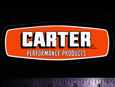 CARTER Performance Products - Original Vintage 1970's Racing Decal ...