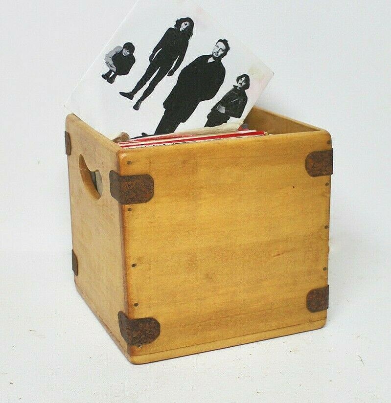 Handcrafted Record Box For 7 Inch Singles Classic Solid Wood Vinyl ...