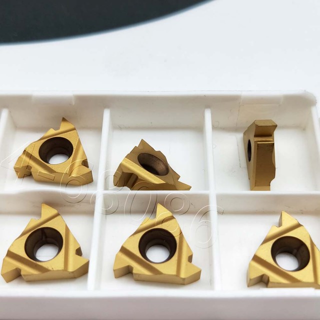 10 Pcs 16ir Ag60 LDC Carbide Threading Inserts for Steel/stainless ...