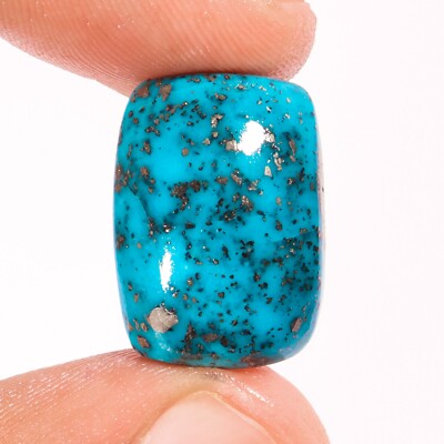 17 Ct Natural Persian Turquoise Cabochon Loose Gemstone Certified ...