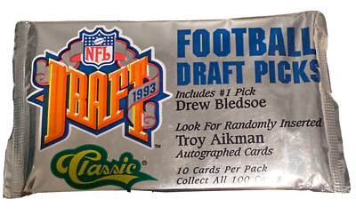 1993 Classic NFL DRAFT PICKS FOOTBALL Wax Pack - Single Pack | eBay