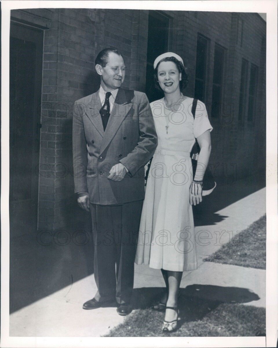 1950 Press Photo US Congressman Richard Harless of Arizona & Wife ...