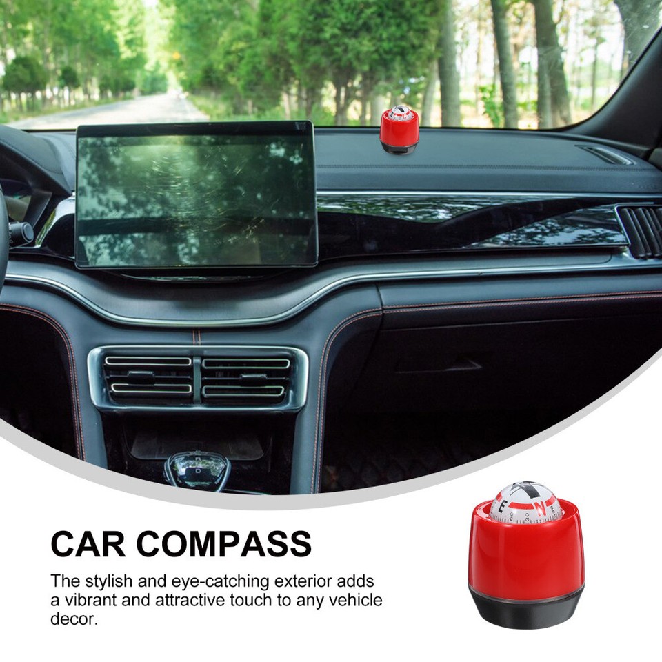 1PC Car Compass Navigation Compass Direction Indicate Compass Dashboard ...