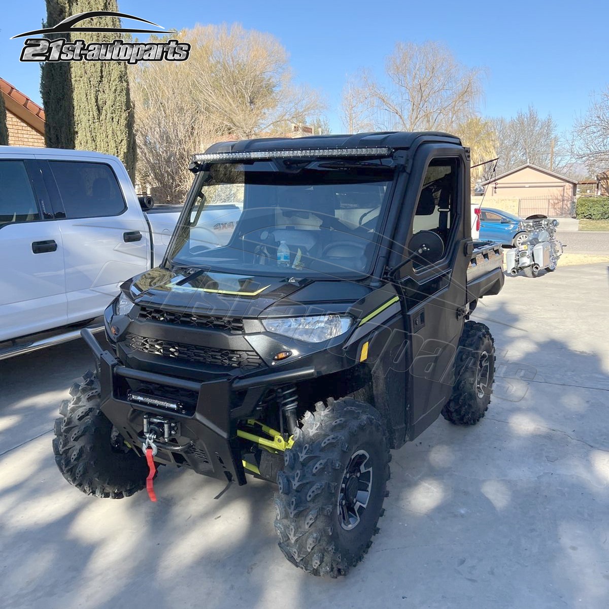 Led Light Bar Mounts For Polaris Ranger | Shelly Lighting