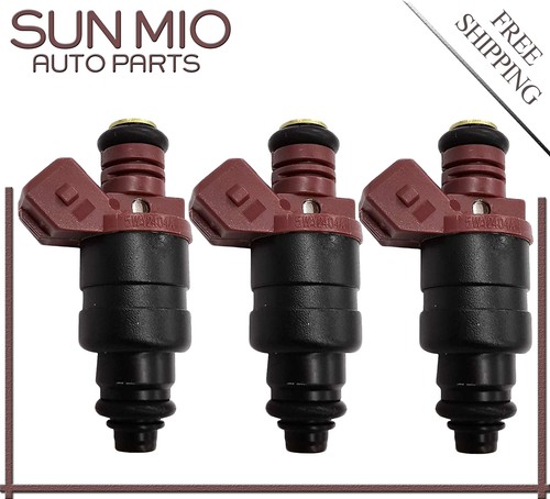 Set of 3 Fuel Injectors For John Deere 825i Gator 3 cylinder 5WY2404A ...