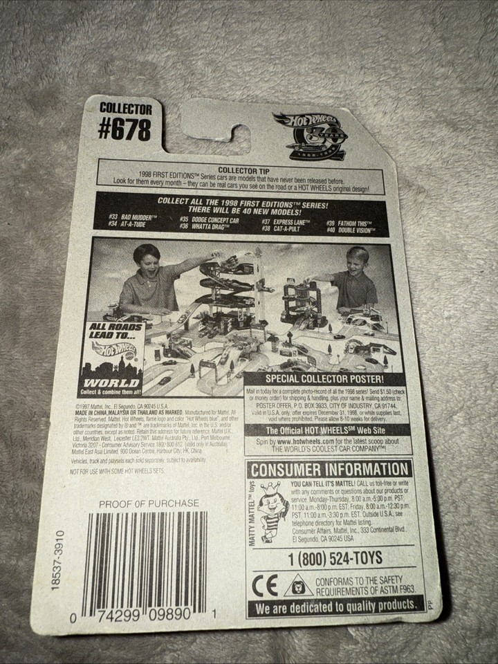 Hot Wheels 1998 First Editions Express Lane RED Diecast Car Shopping ...