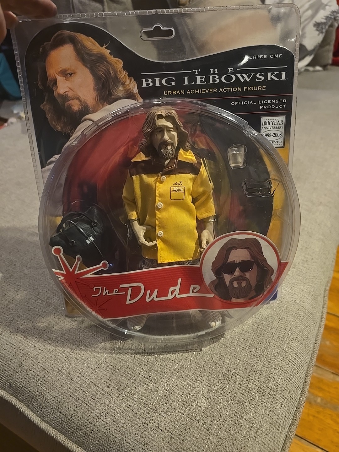 2008 THE BIG LEBOWSKI THE DUDE BOWLING ACTION FIGURE SERIES 1 BIF BANG ...