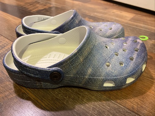 New Unisex Clogs Crocs Classic Denim Clog | eBay