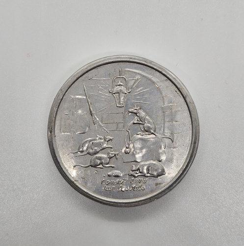 Ancien Jeu d'adresse. billes . BV Paris. Le Conseil tenu par les rats ...