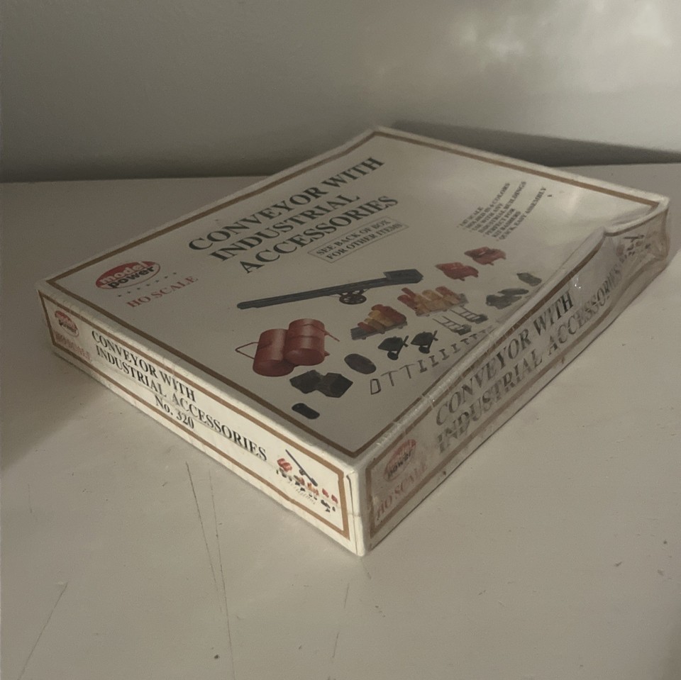 Model Power HO Scale Conveyor With Industrial Accessories -New And ...