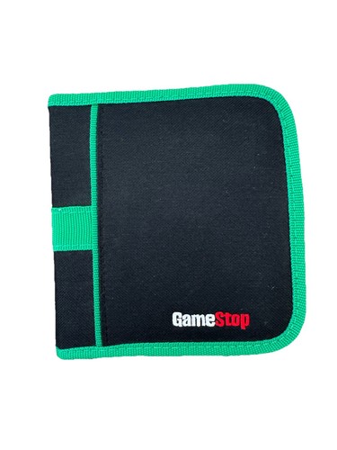 GameStop Game Carrying Case Zip Bag For 24 Discs PlayStation Xbox Black ...