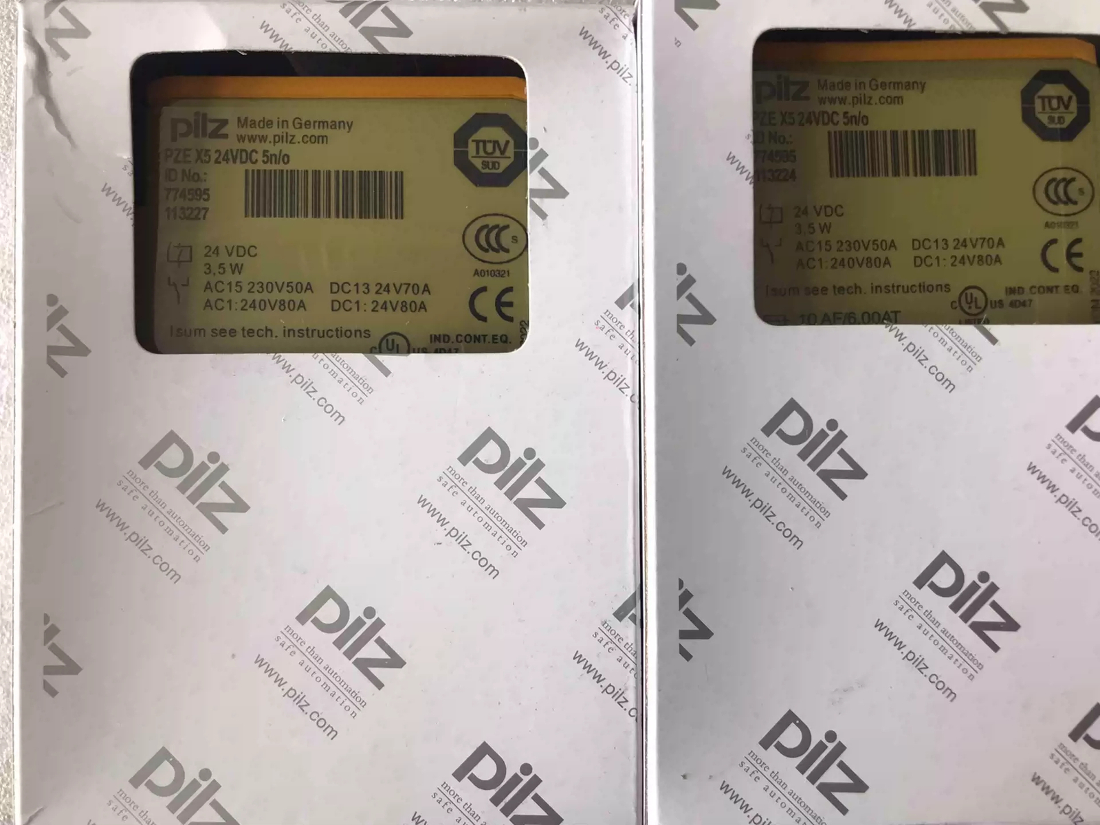 Pilz PZE X5 24vdc 5n/o Safety Relay for sale online | eBay
