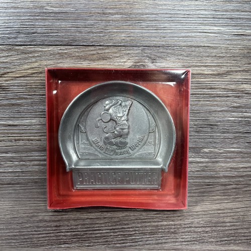 Vtg Walt Disney Land Practice Putter Pewter Mickey Golf Sports Souvenir ...
