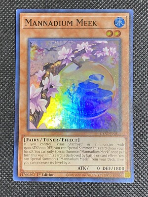 YuGiOh! - Mannadium Meek CYAC-EN014 Super Rare 1st Edition Near Mint | eBay