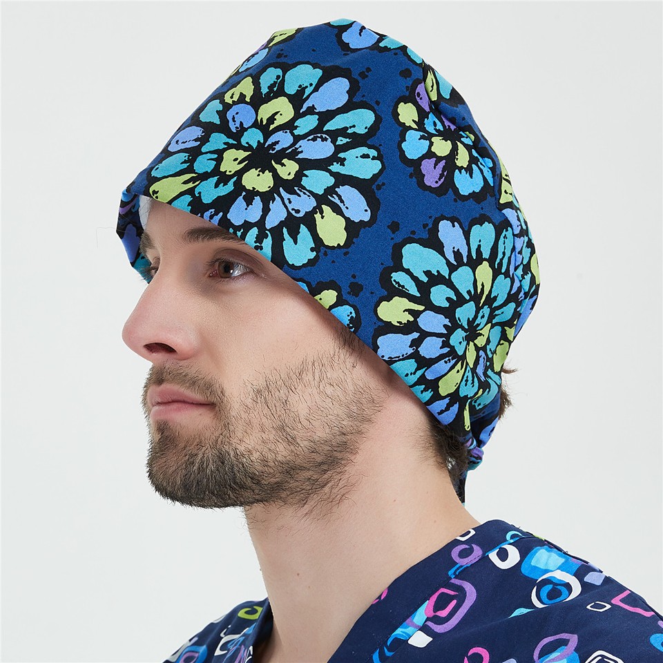 Medical Cap Doctor Surgical Hat Work Scrub Clean Nurse Head Cover ...