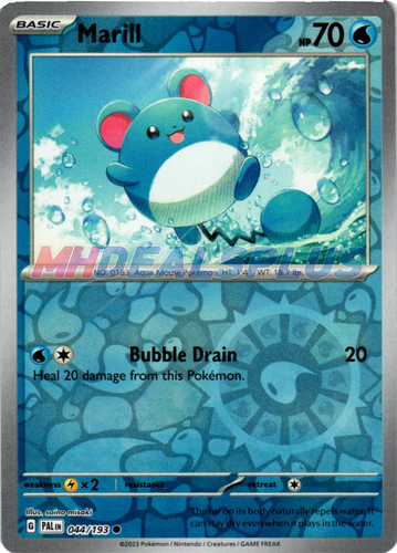 NM Pokemon Paldea Evolved Marill Reverse Holo 044 | eBay