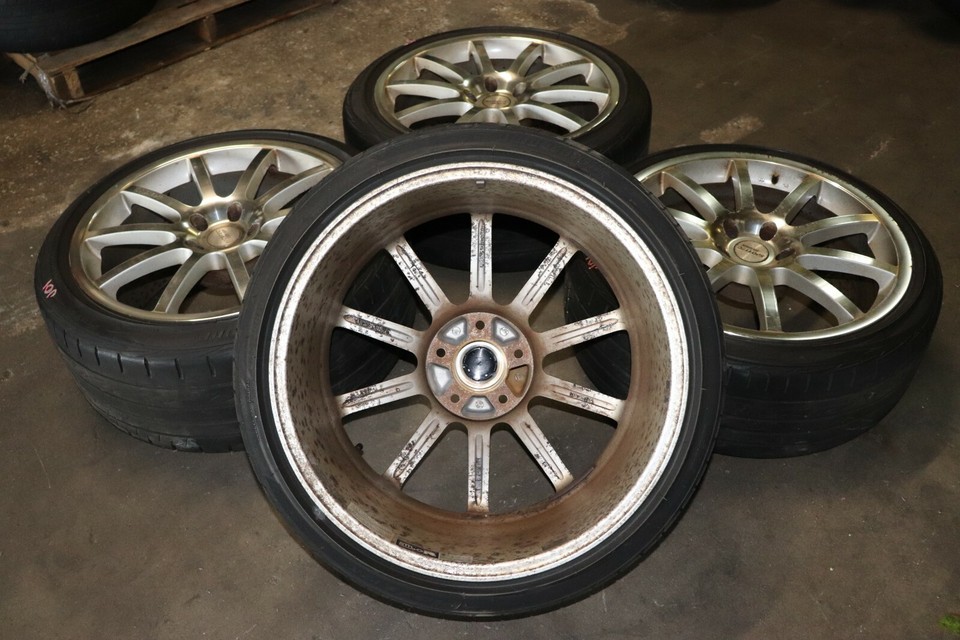 JDM Rays Sportec Design Staggered Wheels 19x8.5 ET25 19x9.5 ET30 5x114.3