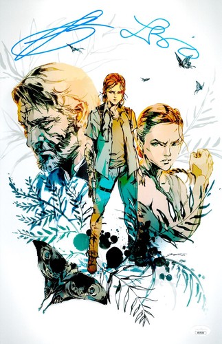 Troy Baker & Laura Bailey Signed 11x17 Last of Us Part 2 Autograph ...