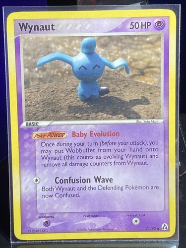 WYNAUT Card - 71/92 - EX Legend Maker - Common - Pokemon Card - NM | eBay