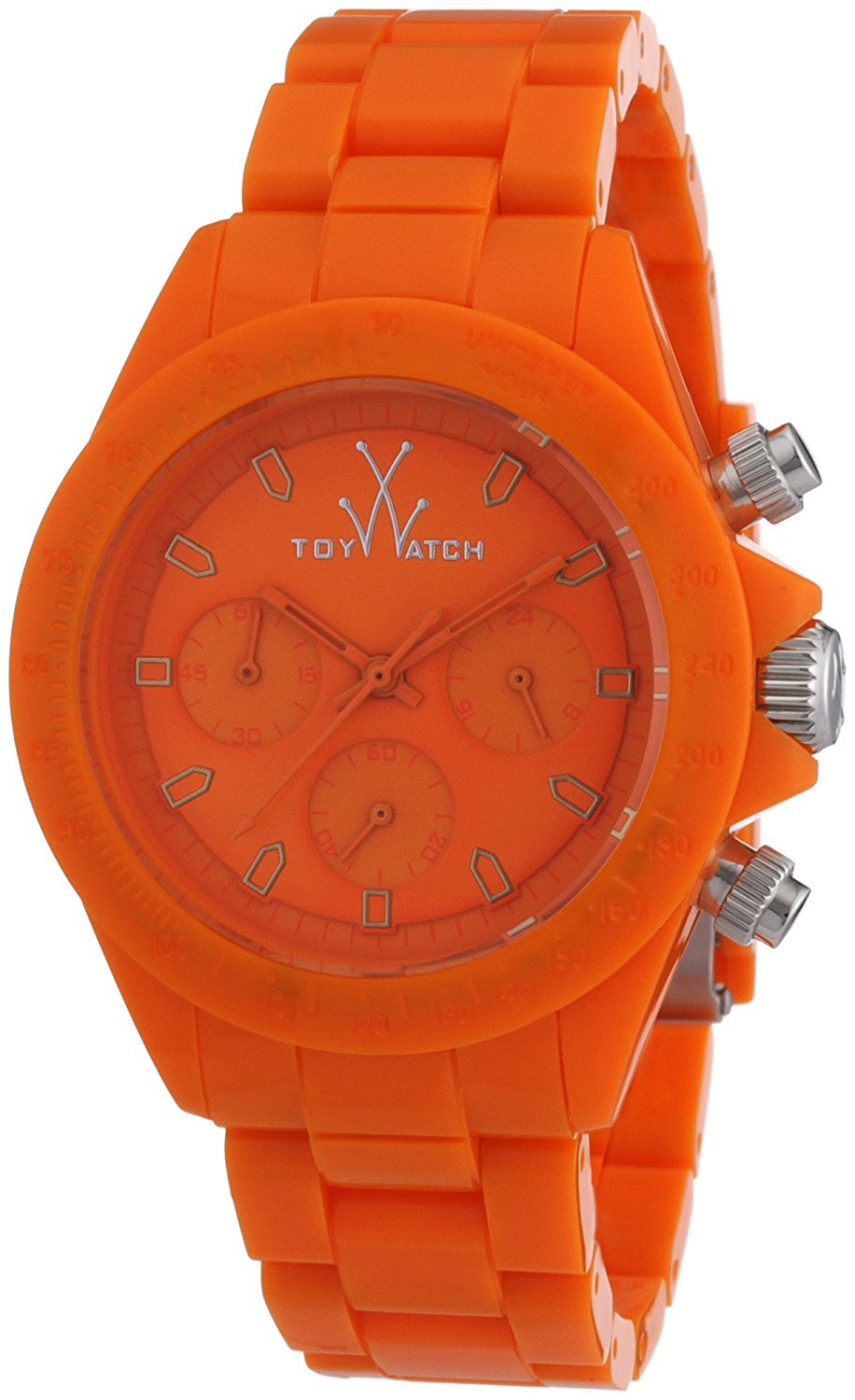 ToyWatch Women's Orange Plastic Chronograph Quartz Watch MO12OR | eBay UK