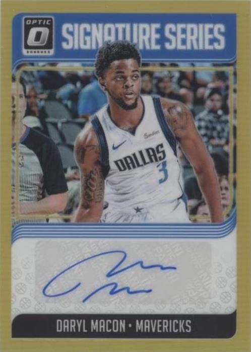 2018-19 Panini Donruss Optic - Signature Series Daryl Macon #SG-DMC ...