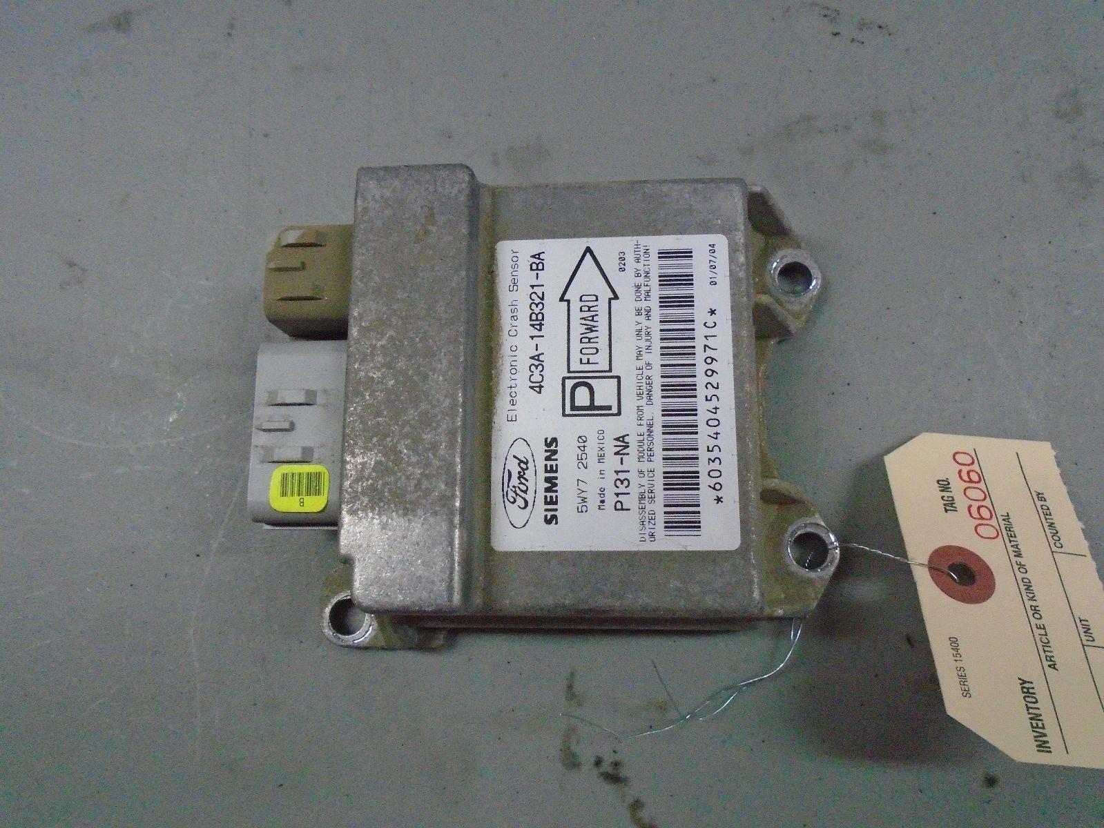 2003 2004 FORD F350 ELECTRONIC CRASH SENSOR ( 4C3A-14B321-BA ) OEM | eBay