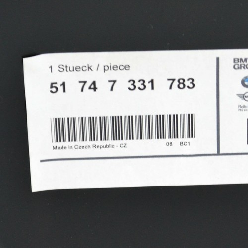 NEW BMW 5 F10 FRONT LEFT BRAKE AIR DUCT 7331783 51747331783 2015 OEM NO ...